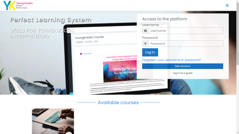 Introducing Young Kreative E-Learning Platfrom for Youth Workers! - Young Kreative